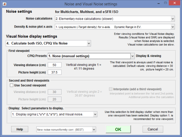 Color/Tone & eSFR ISO noise measurements | Imatest