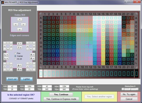 Color/Tone Interactive Analysis | Imatest