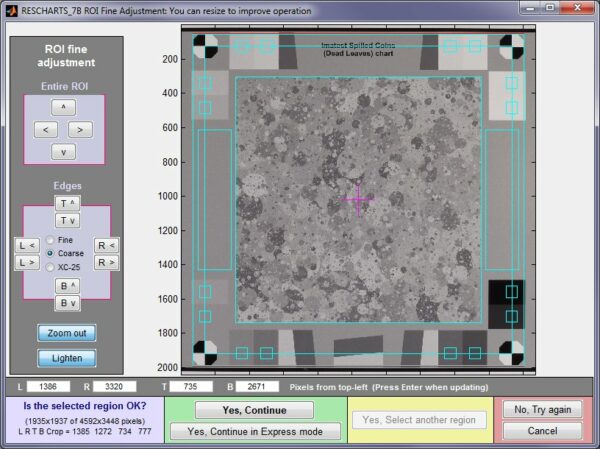 Spilled Coins, Dead Leaves, and Random Chart Analysis | Imatest