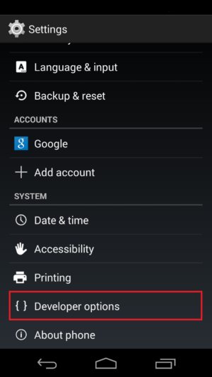 Android camera interface for Image Acquisition | Imatest