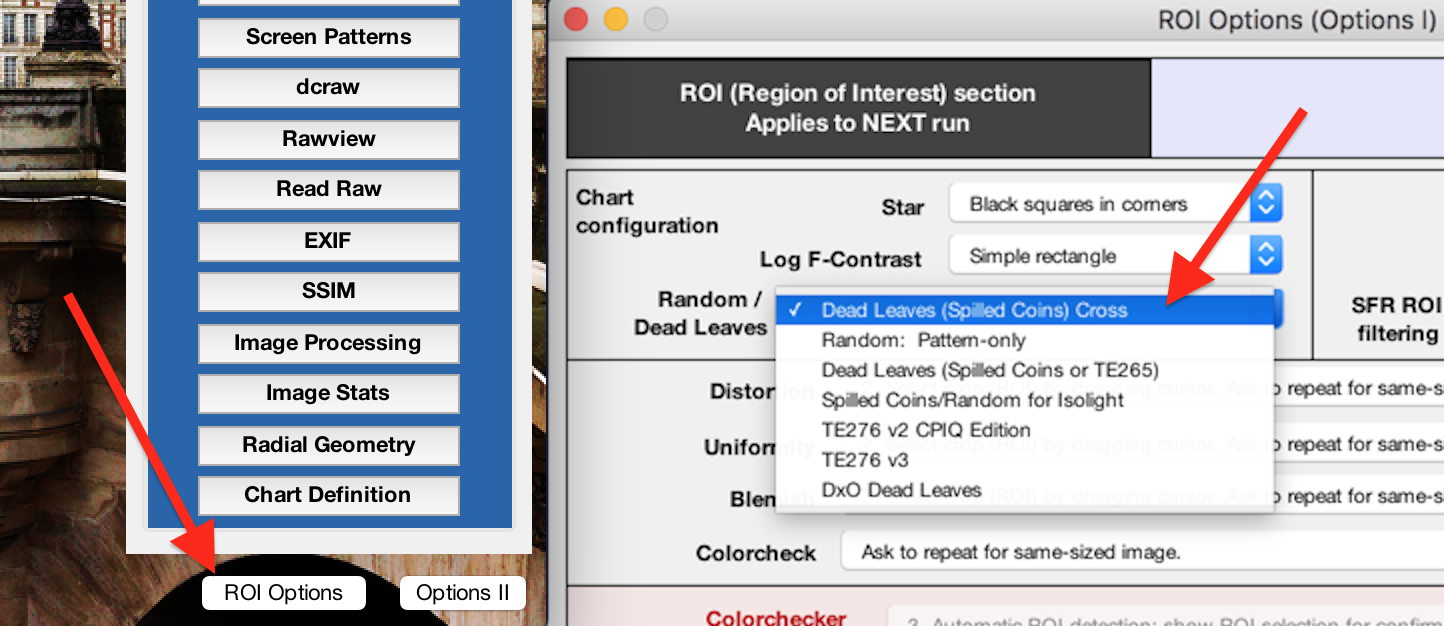 Texture Analysis ( Random-Cross) Method | Imatest