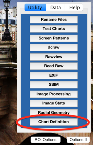 Chart Definition Utility | Imatest
