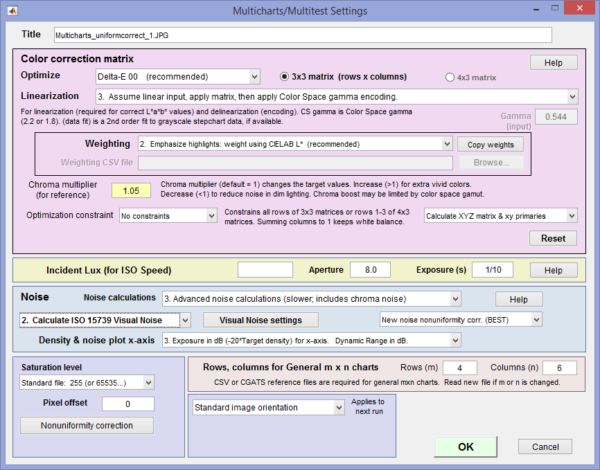 Color/Tone Interactive Analysis | Imatest