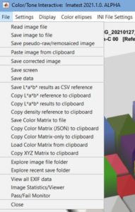 Color/Tone Interactive Analysis | Imatest