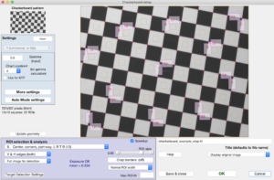 Using Checkerboard, Part 2: Running Checkerboard | Imatest