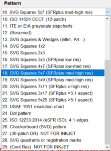 SVG Test Charts | Imatest
