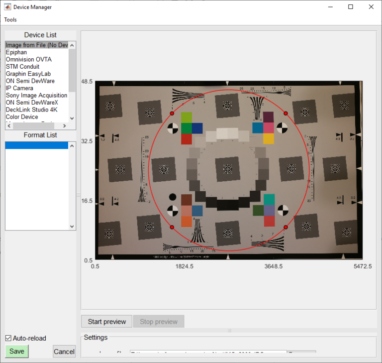 The Imatest Image Acquisition Device Manager | Imatest