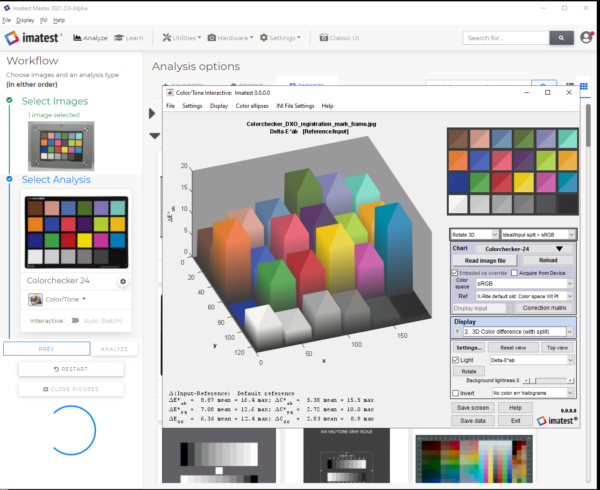 Main Window | Imatest
