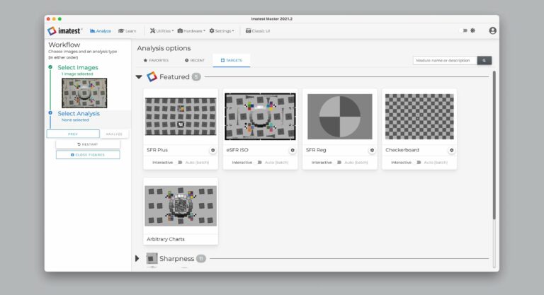 Imatest Version 2021.2 | Imatest