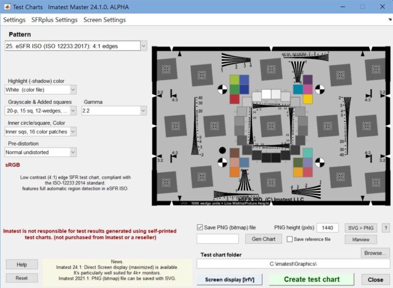 Using Test Charts | Imatest