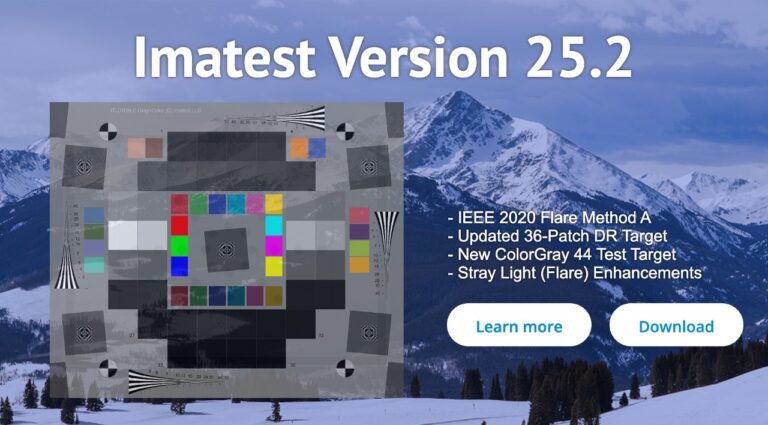 Imatest | Image Quality Testing Software & Test Charts