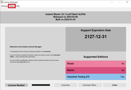 Modular IT Licenses | Imatest